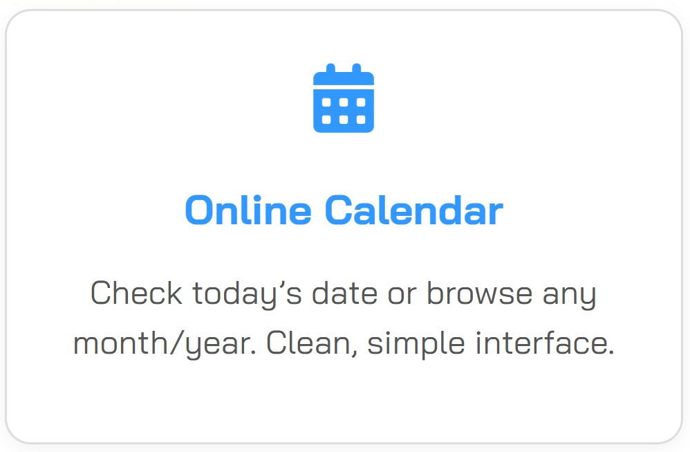 Current Week Number & Calendar – See All Days of This Week