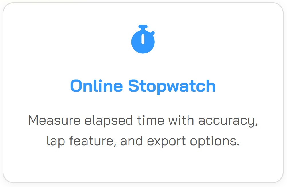 Free Online Stopwatch – Accurate Timer with Lap & Export to Excel